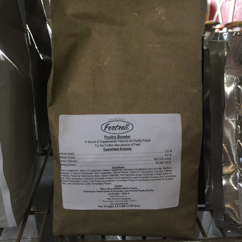 3.5# Fertrell Poultry Booster – Concentrates, Inc.