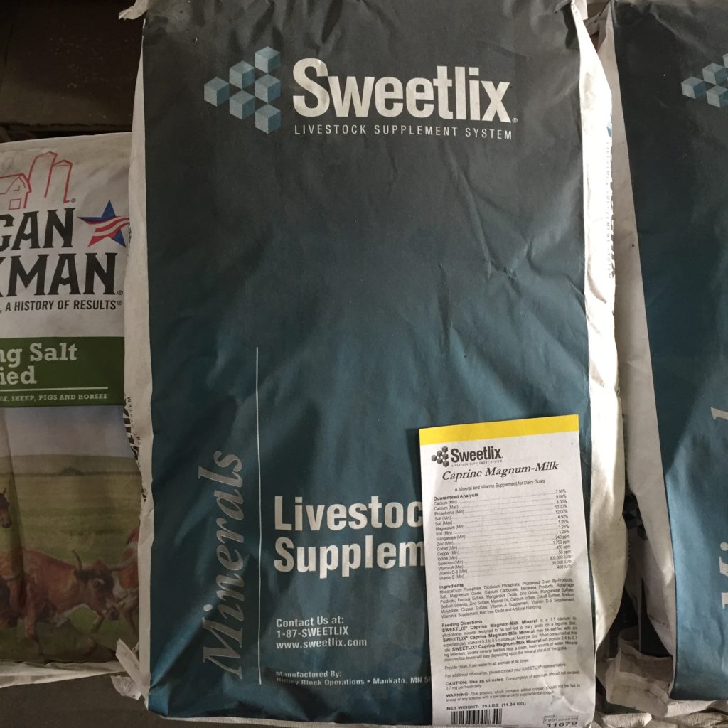 25# Sweetlix Magnum Milk Goat Mineral – Concentrates, Inc.